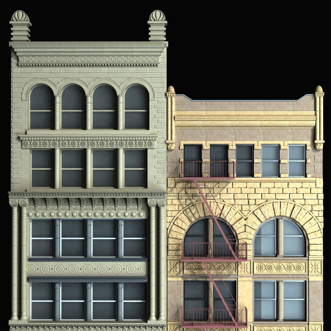 New York City Building 3d Model
