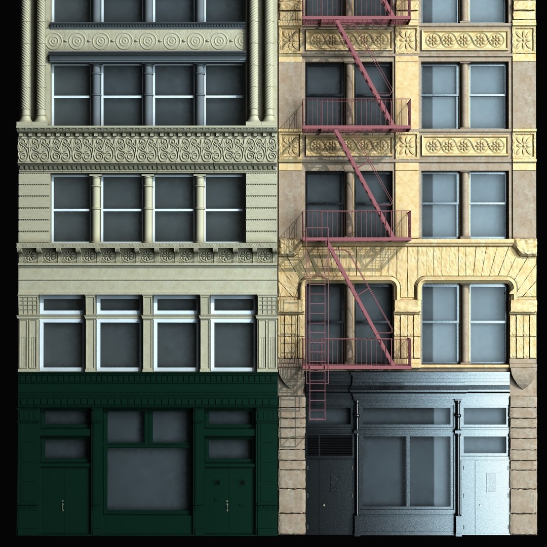 New York City Building 3d Model