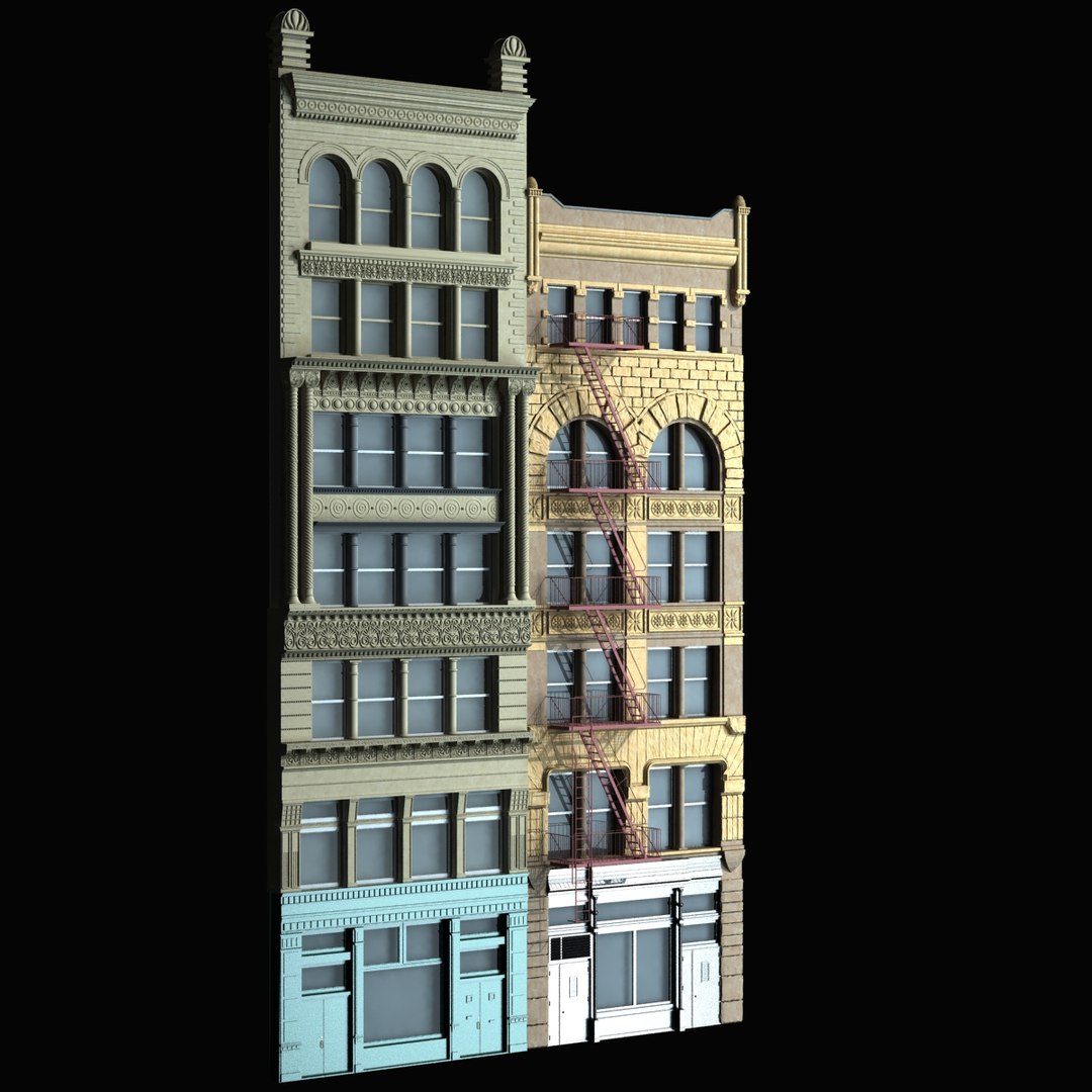 New York City Building 3d Model