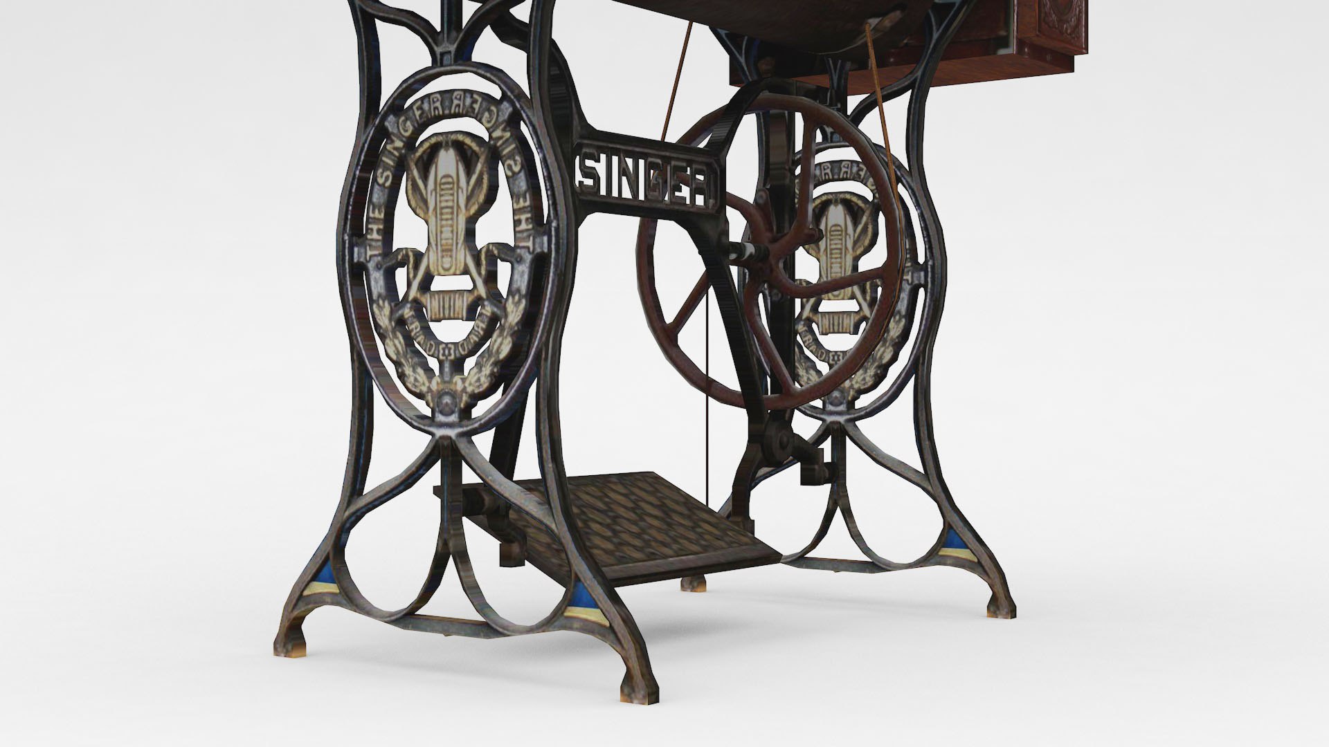 Singer Sewing Machine 1907 3D - TurboSquid 2178970