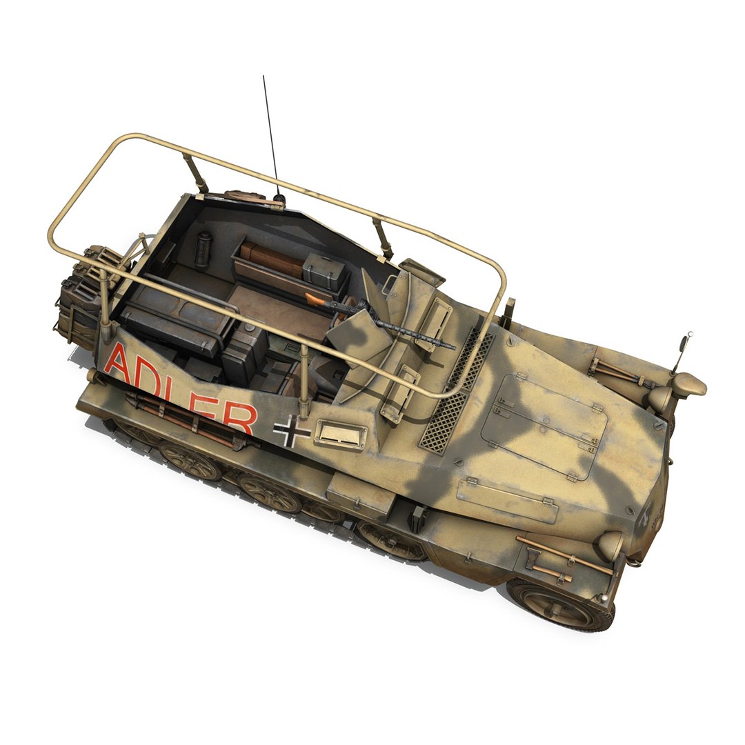Sd Kfz 250 3 3d Model