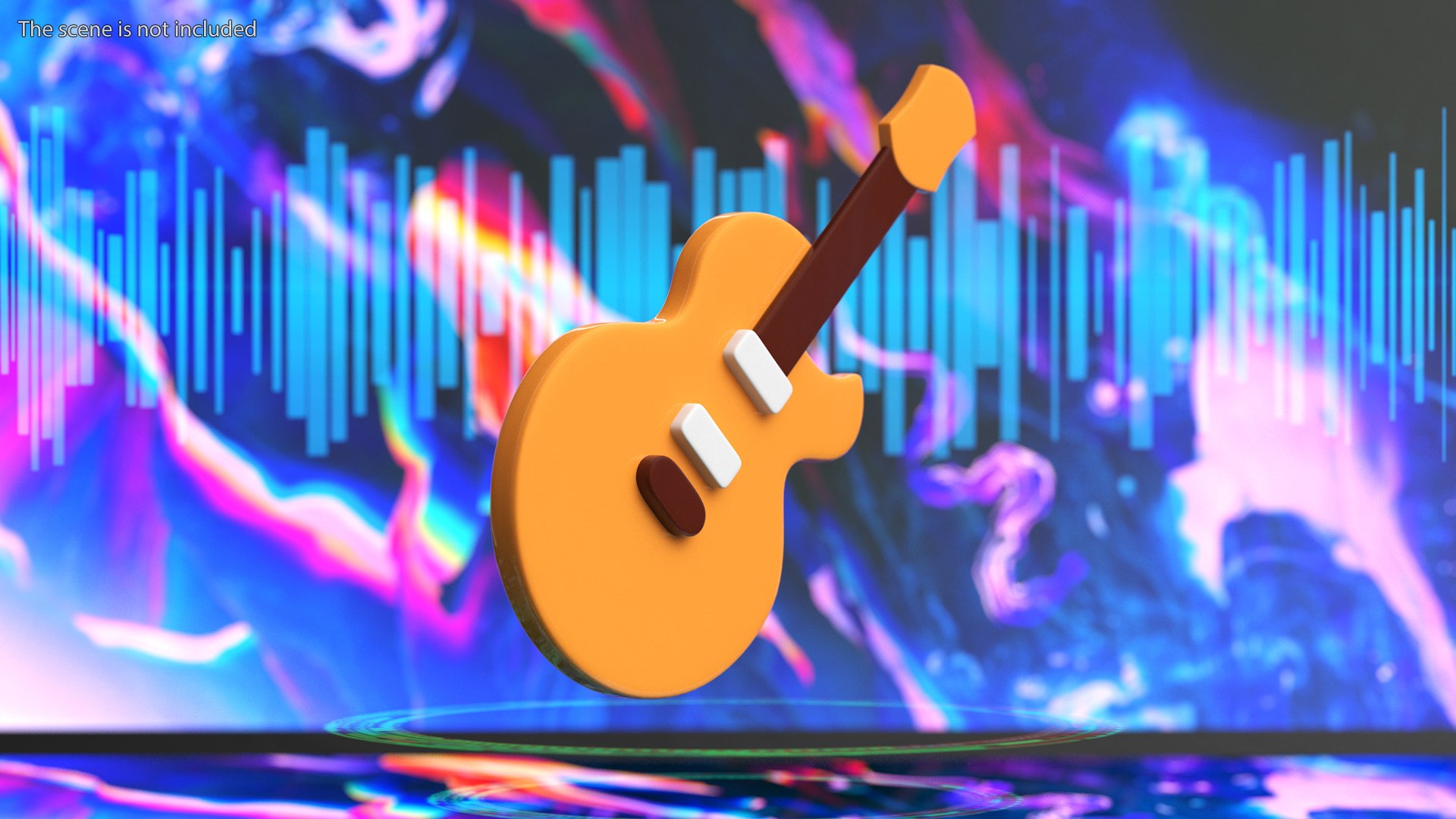 3D Guitar Emoji Model - TurboSquid 1867928