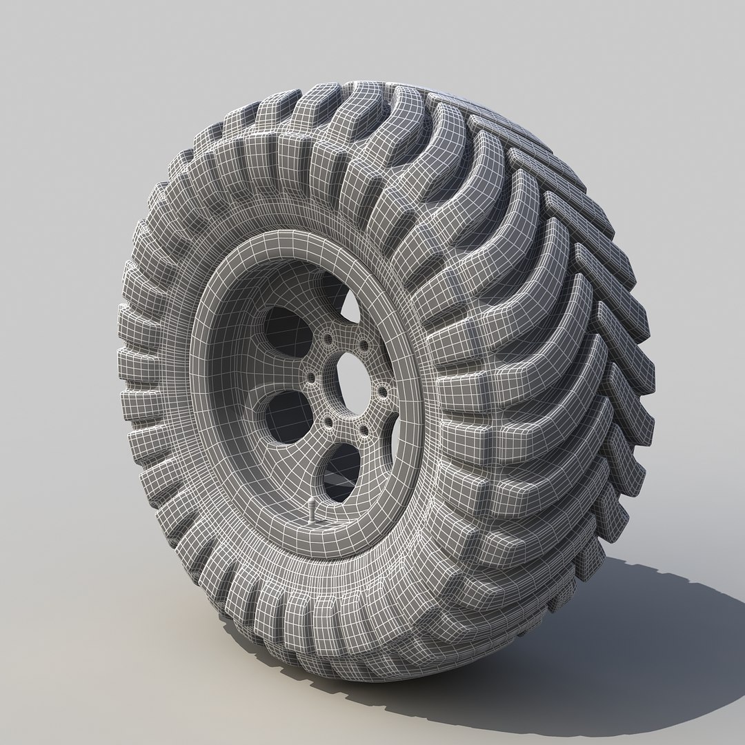 3d Off-road Wheel Model