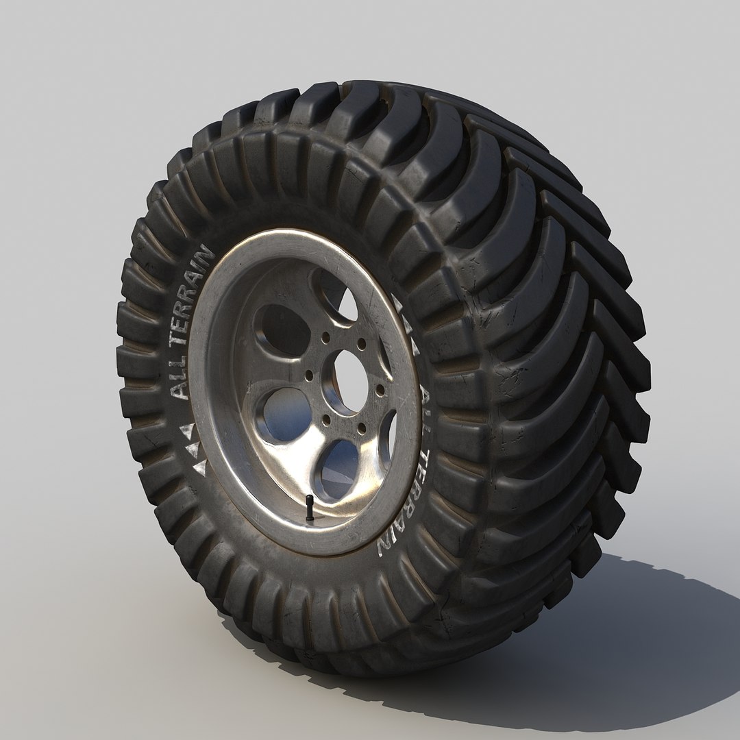 3d Off-road Wheel Model