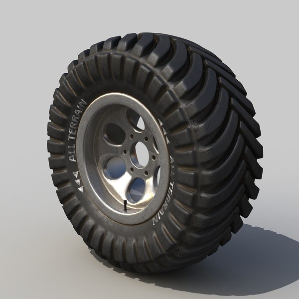 3d off-road wheel model