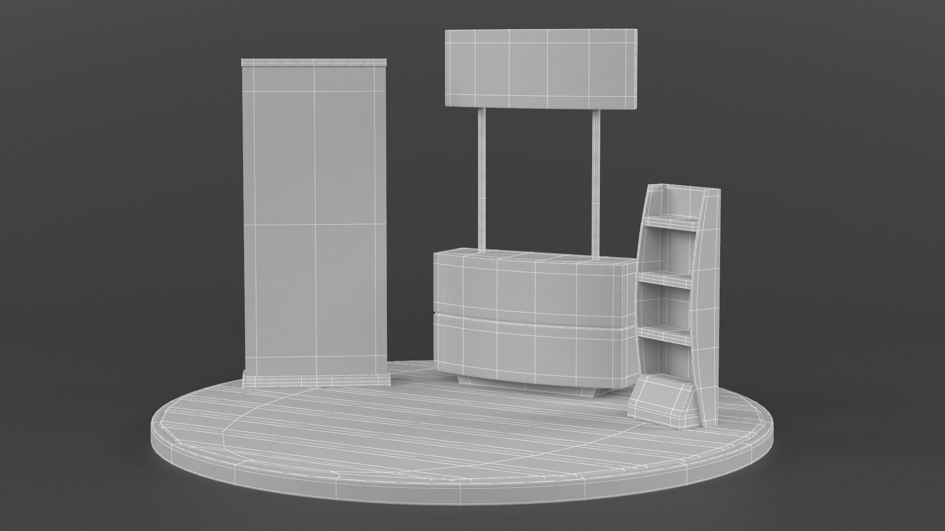3D Model Exhibition Stand Design - TurboSquid 1952311