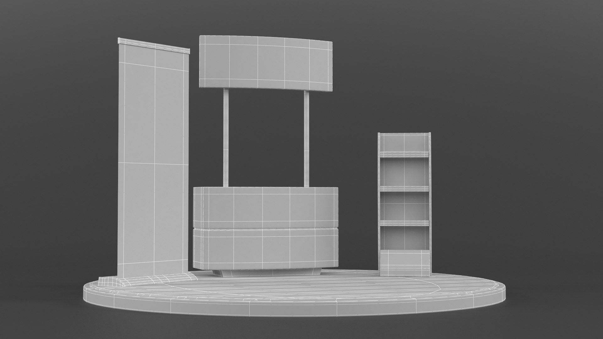 3D Model Exhibition Stand Design - TurboSquid 1952311