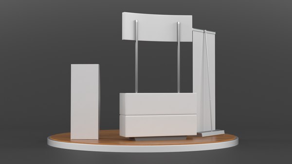 modelo 3d Diseño de Stands de Exposición - TurboSquid 1952311
