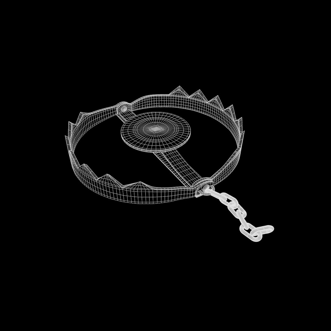 Rusty Bear Trap 3d 3ds