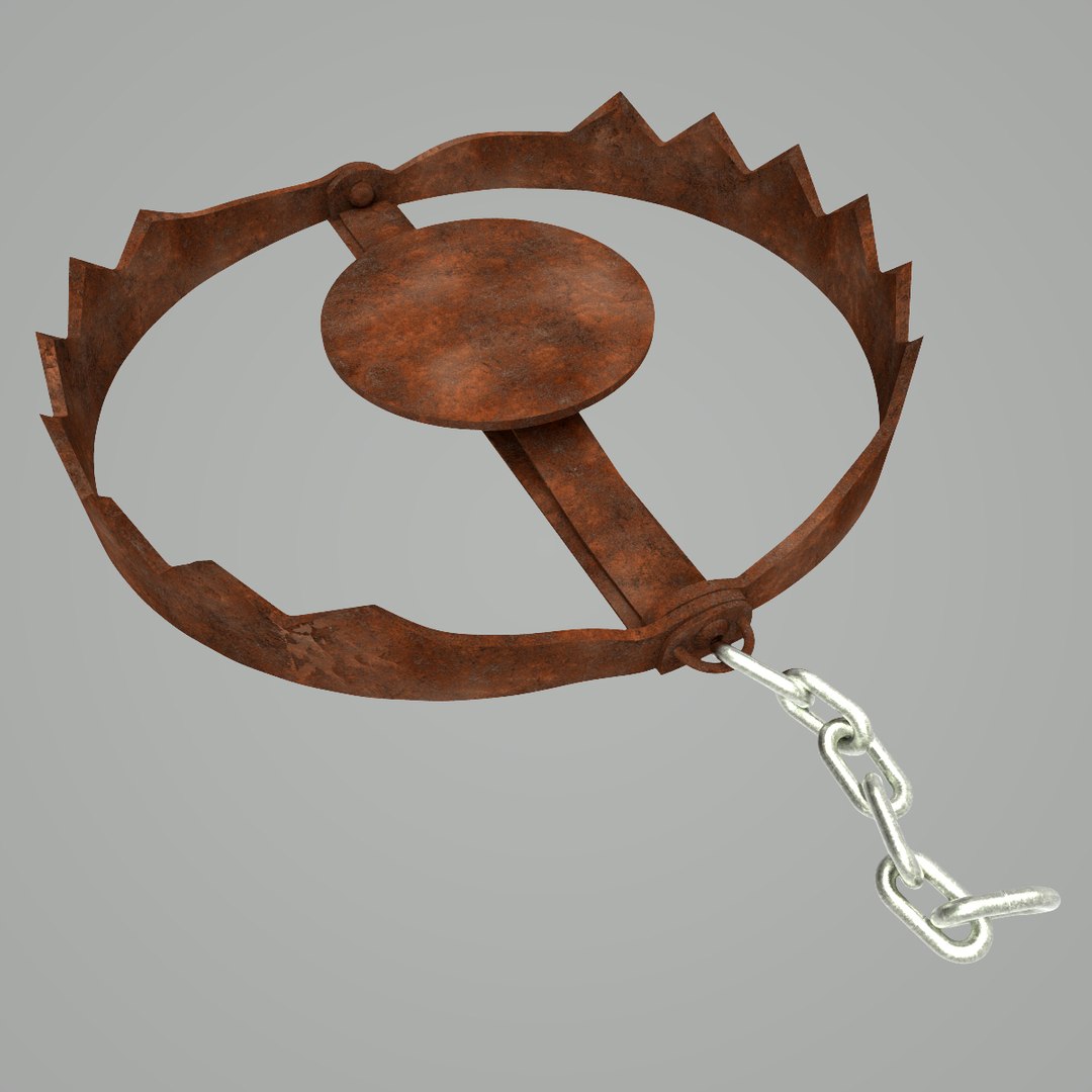 Rusty Bear Trap 3d 3ds