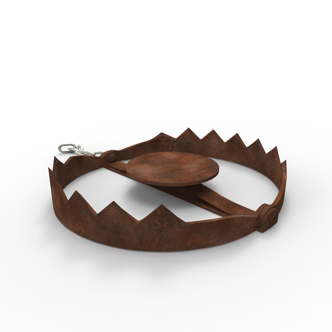 Rusty Bear Trap 3d 3ds