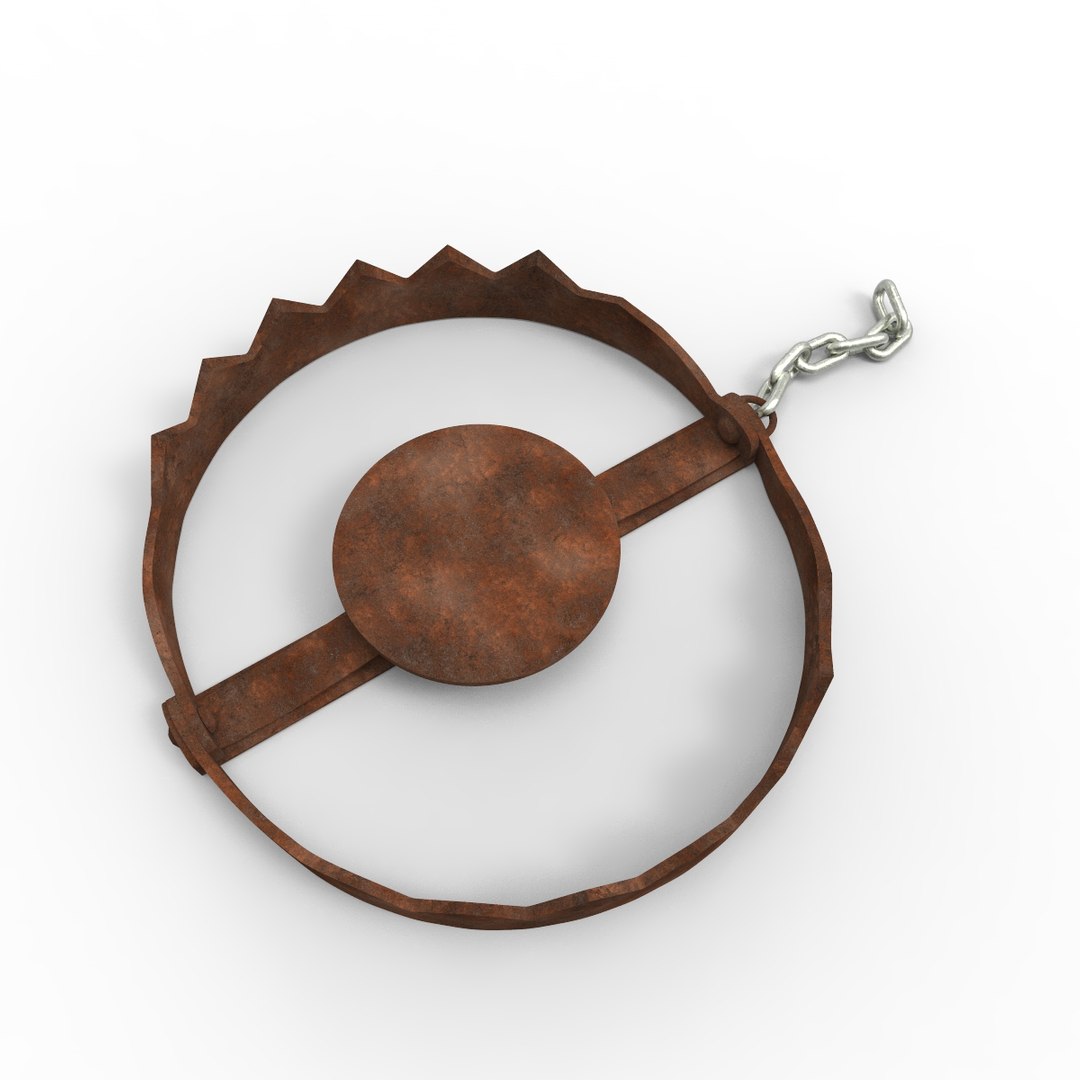 Rusty Bear Trap 3d 3ds