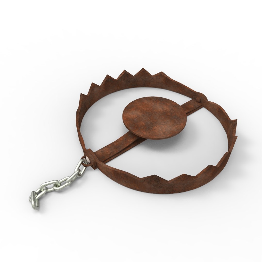 Rusty Bear Trap 3d 3ds