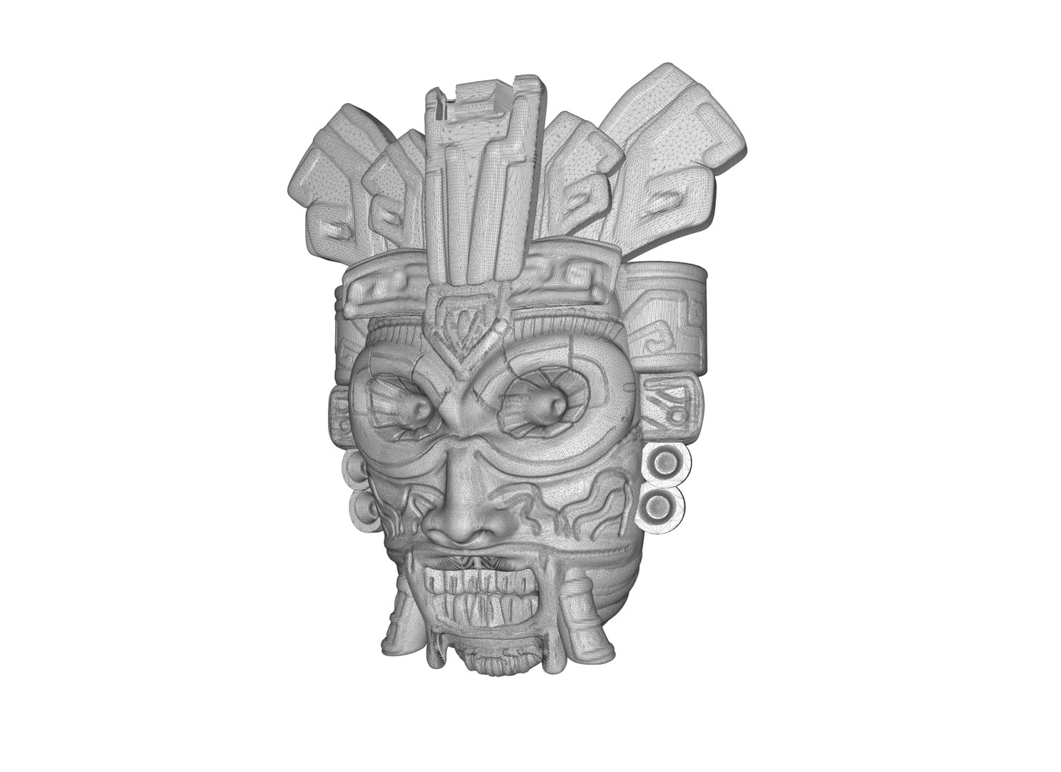 3D Model Mayan Head - TurboSquid 2234718