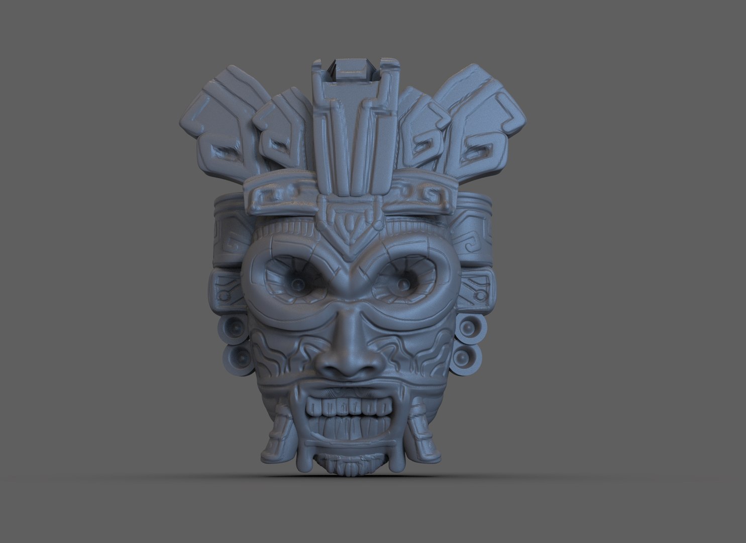 3D Model Mayan Head - TurboSquid 2234718