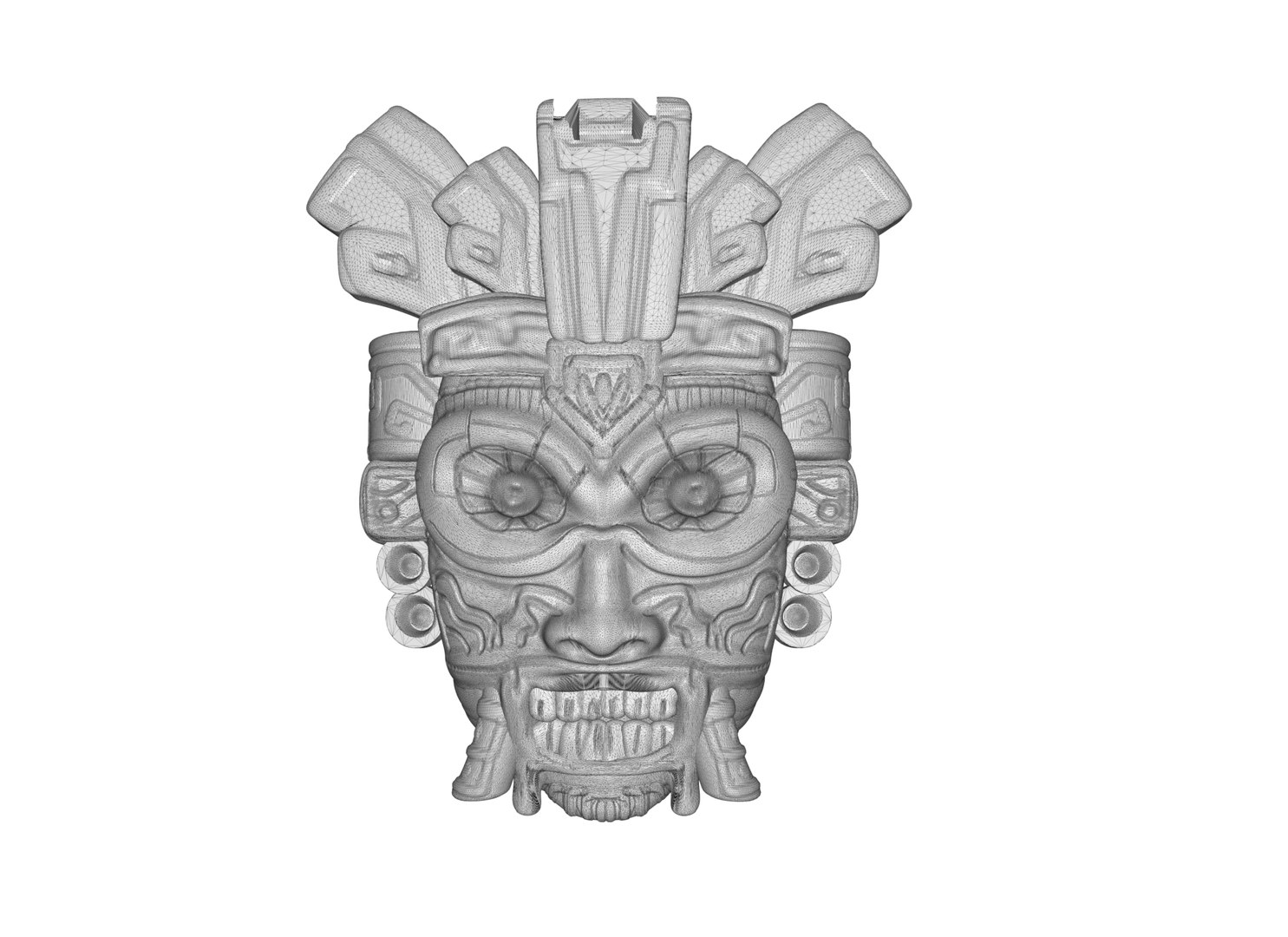 3D Model Mayan Head - TurboSquid 2234718
