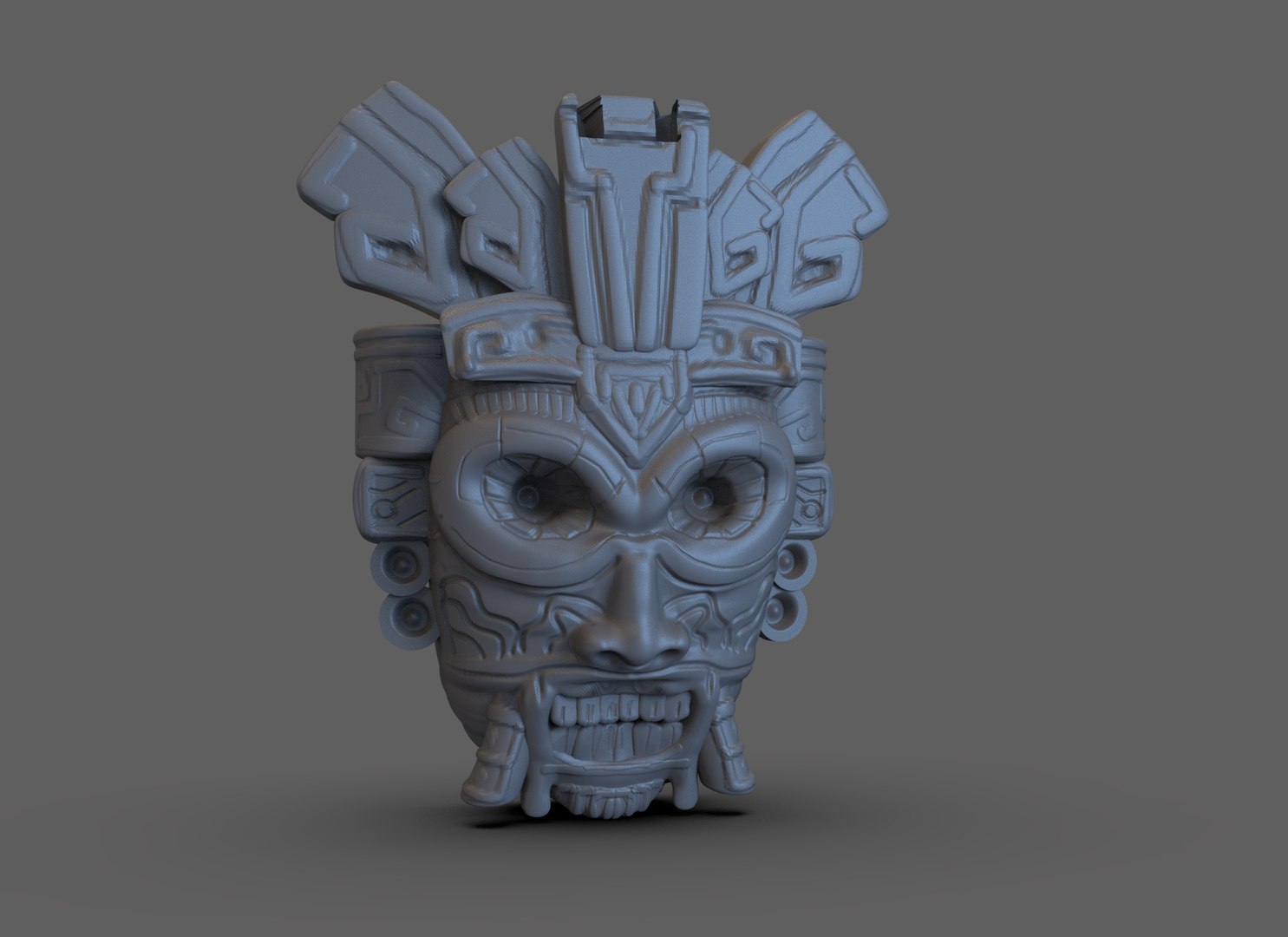 3D Model Mayan Head - TurboSquid 2234718