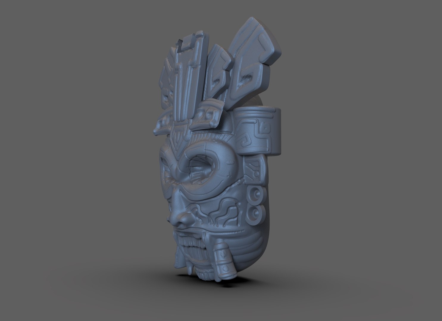 3D Model Mayan Head - TurboSquid 2234718