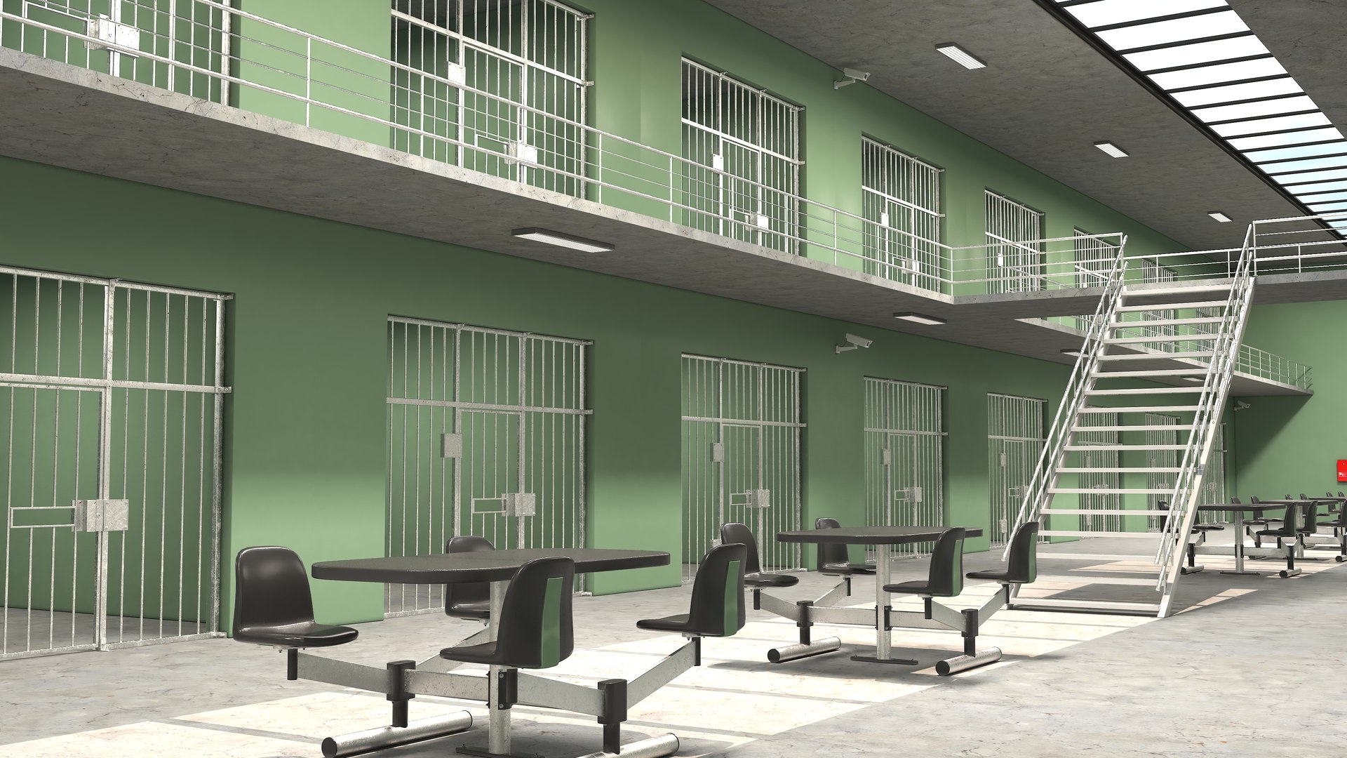 Prison 3D Model - TurboSquid 2285954