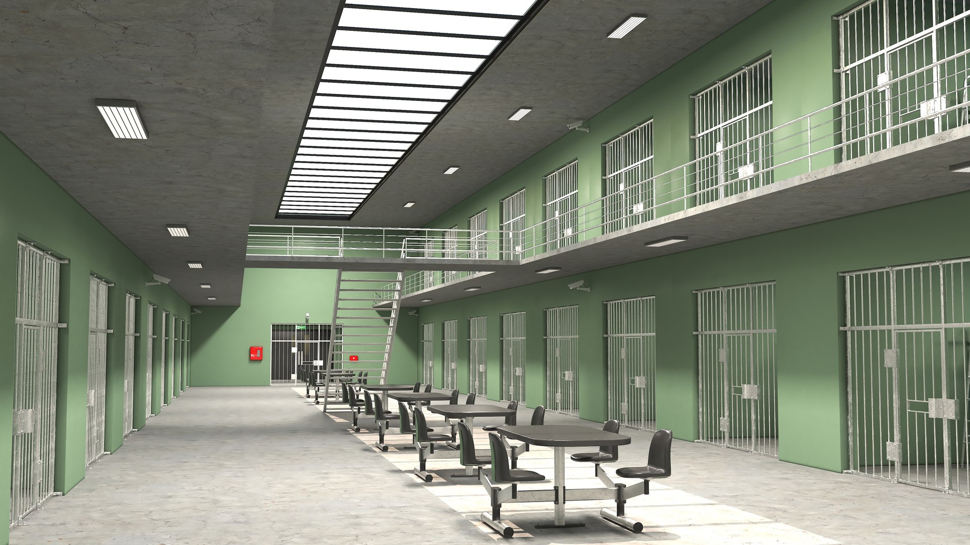 Prison 3D Model - TurboSquid 2285954