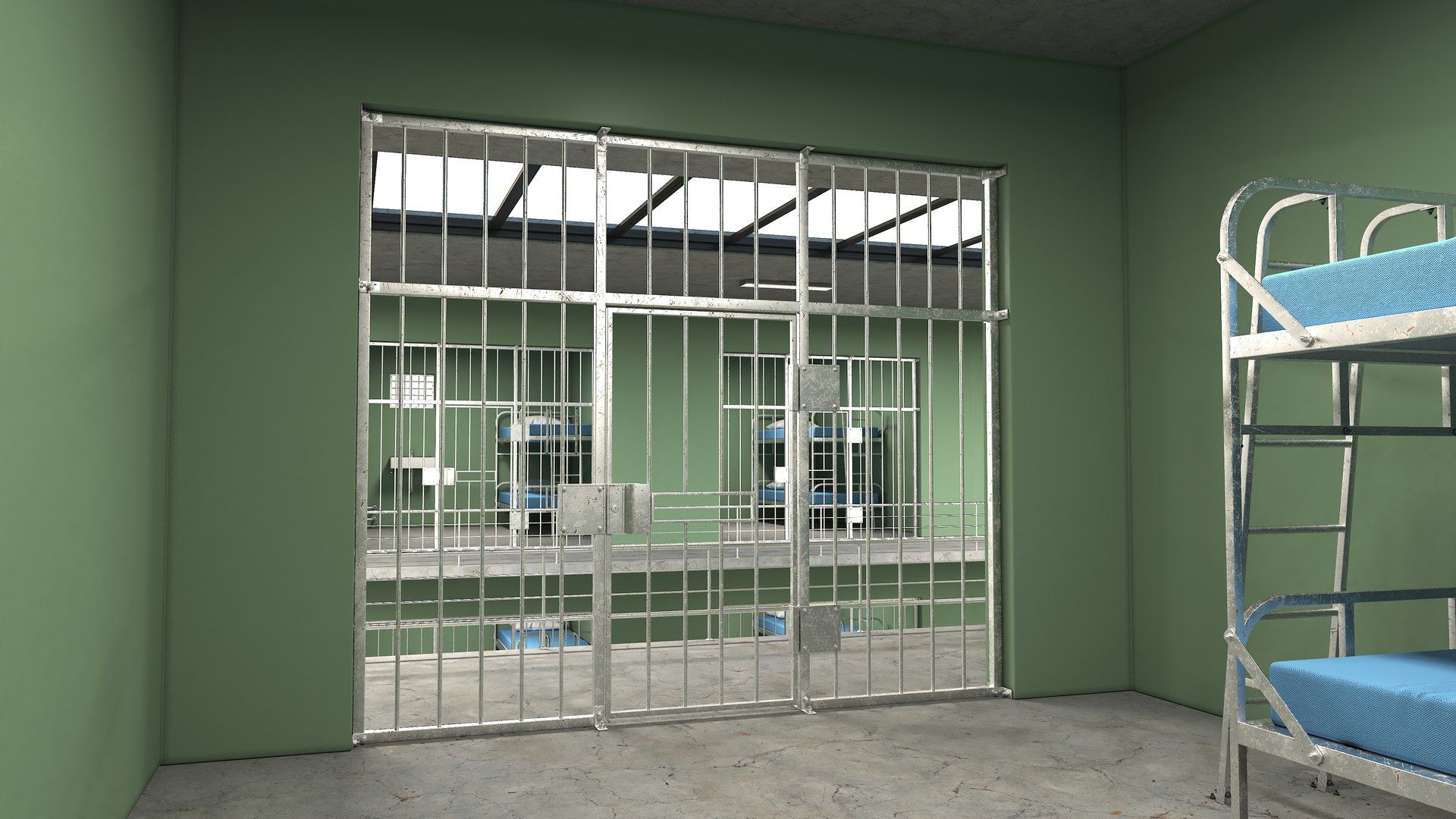 Prison 3D Model - TurboSquid 2285954