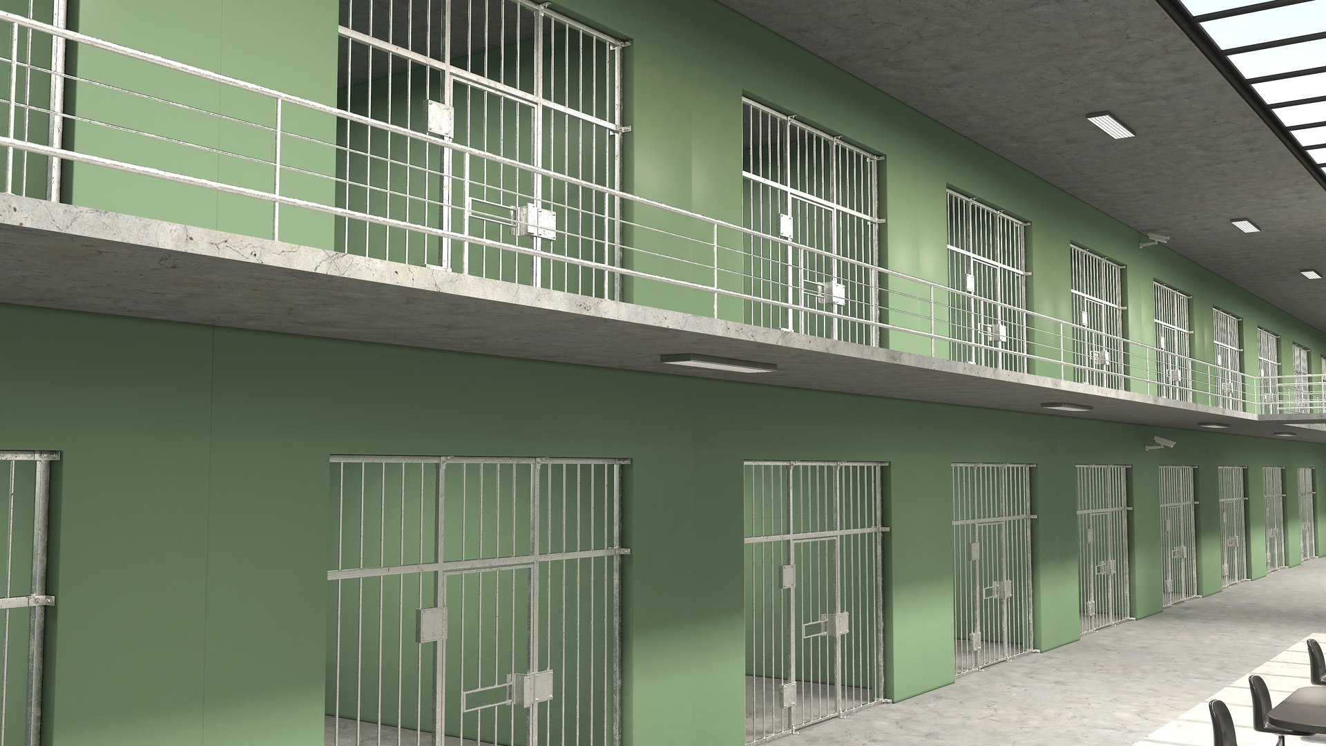 Prison 3D Model - TurboSquid 2285954