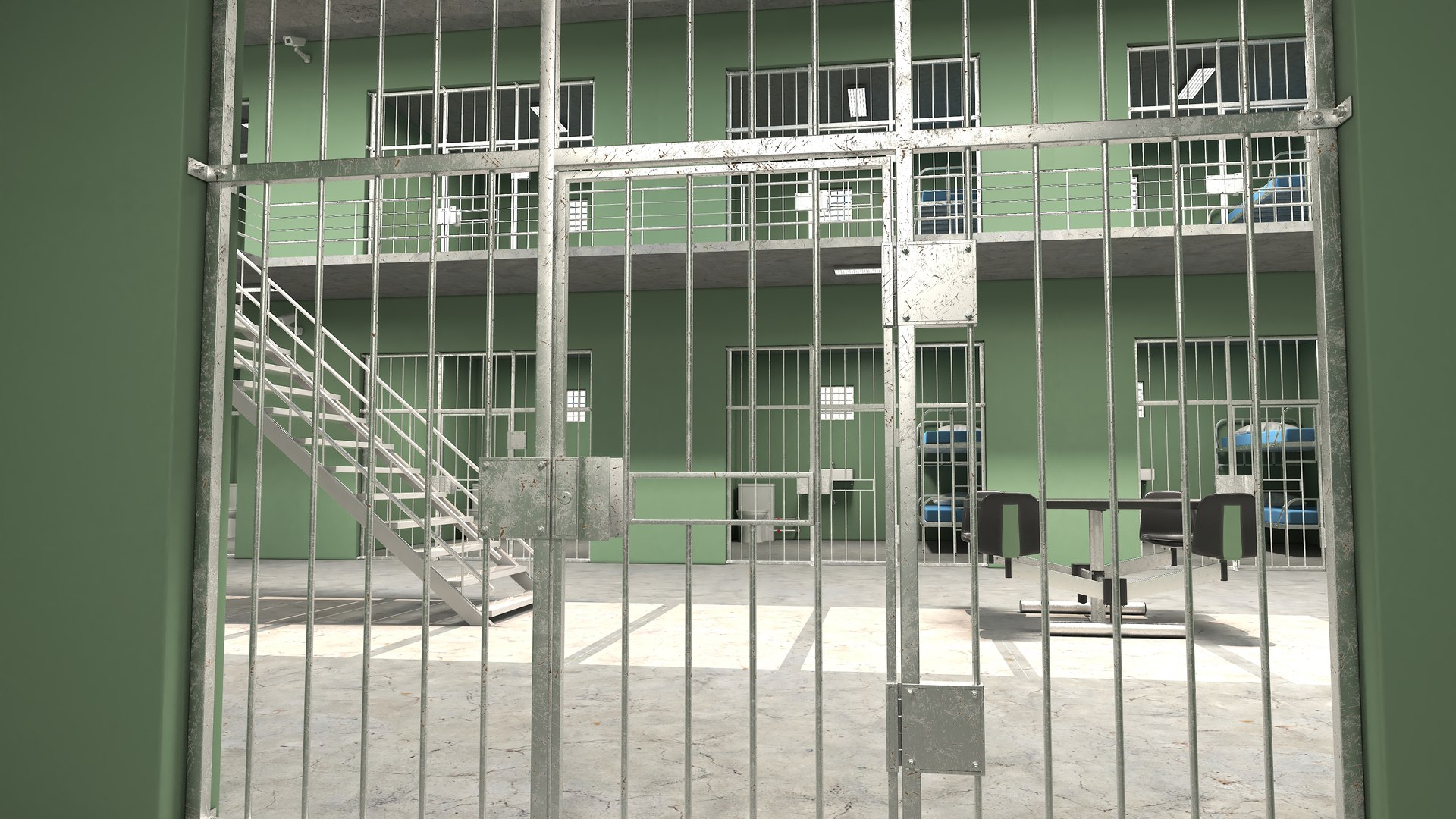 Prison 3D Model - TurboSquid 2285954