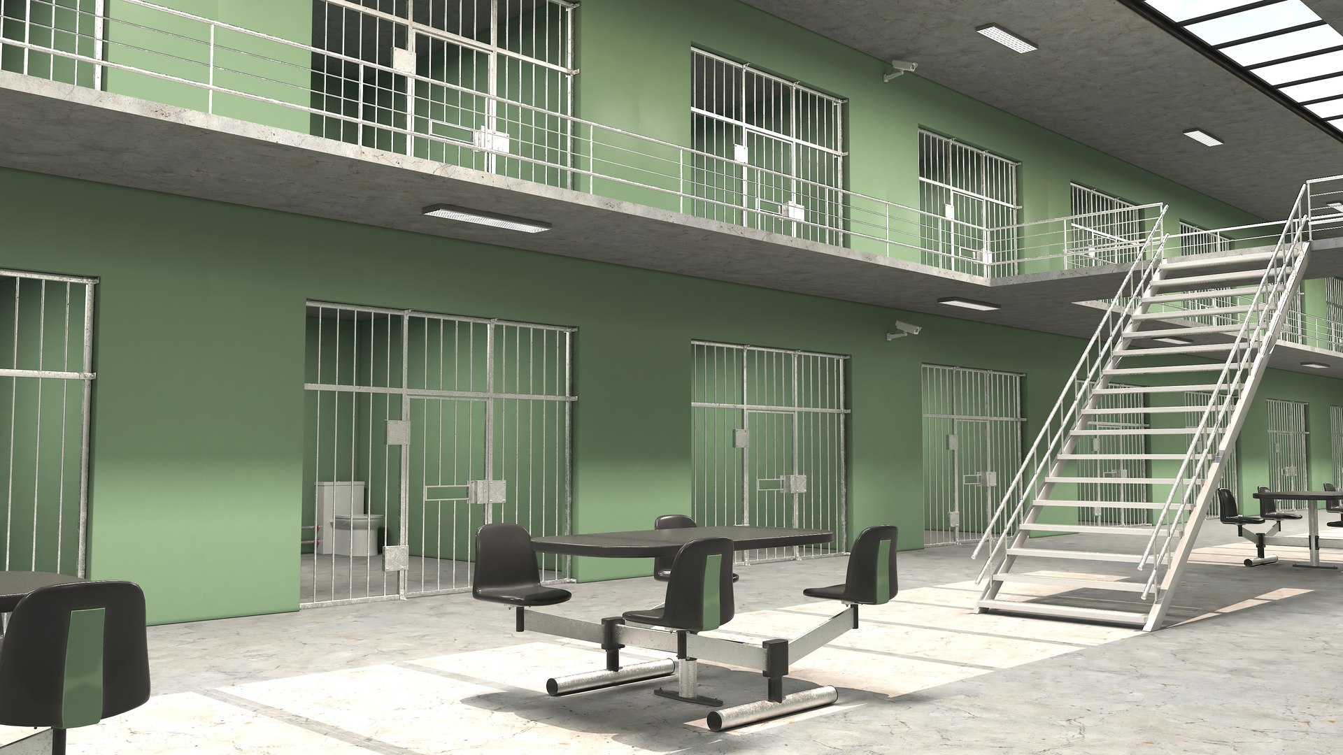 Prison 3D Model - TurboSquid 2285954