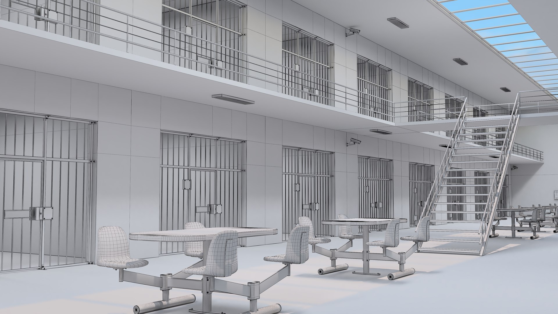 Prison 3D Model - TurboSquid 2285954