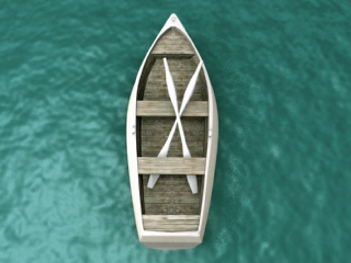 3d Boat Rowboat Row Dinghy Model