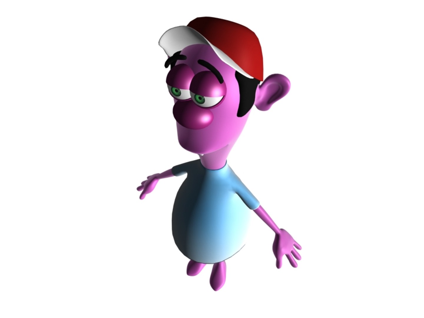 Funny Cartoon 3d Model