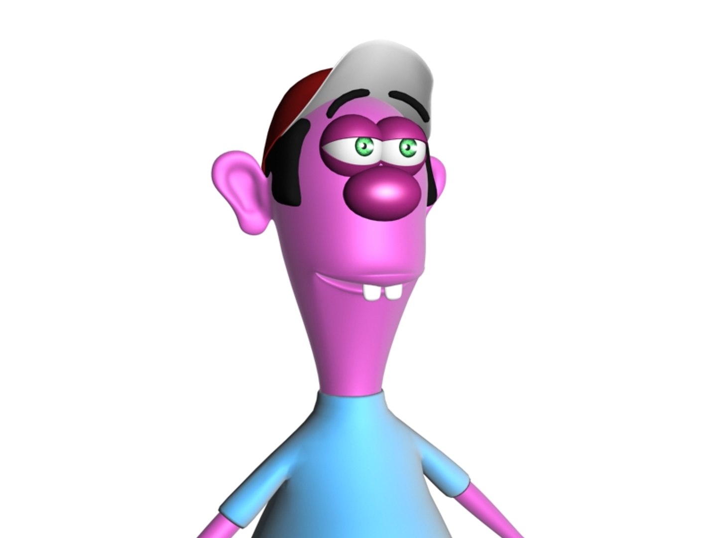 Funny Cartoon 3d Model