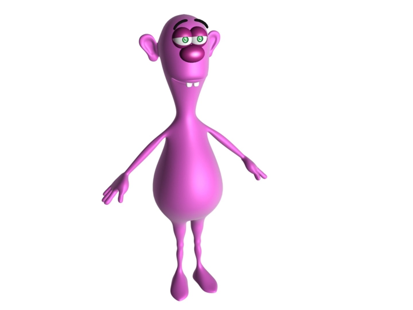 Funny Cartoon 3d Model
