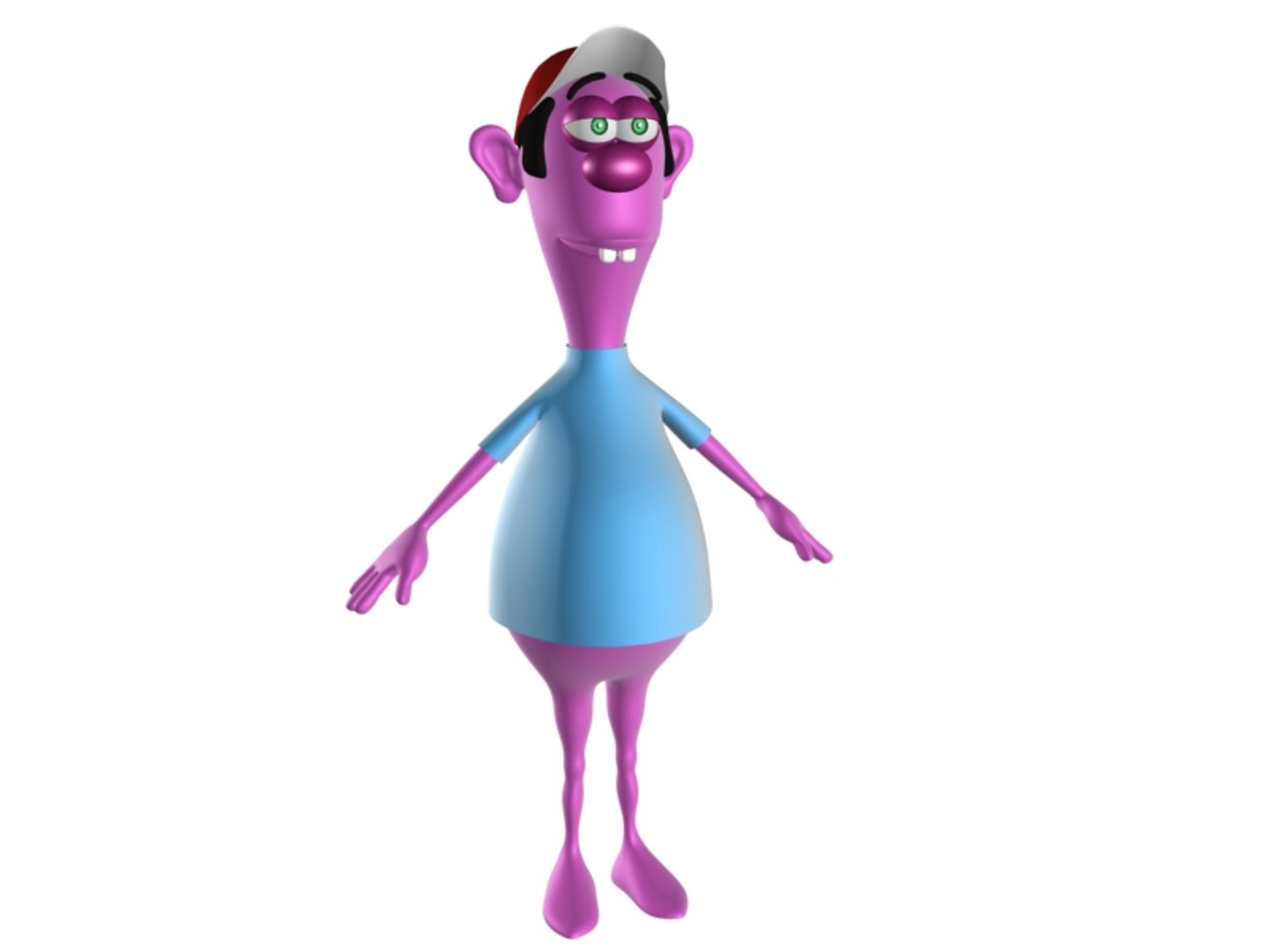 Funny Cartoon 3d Model