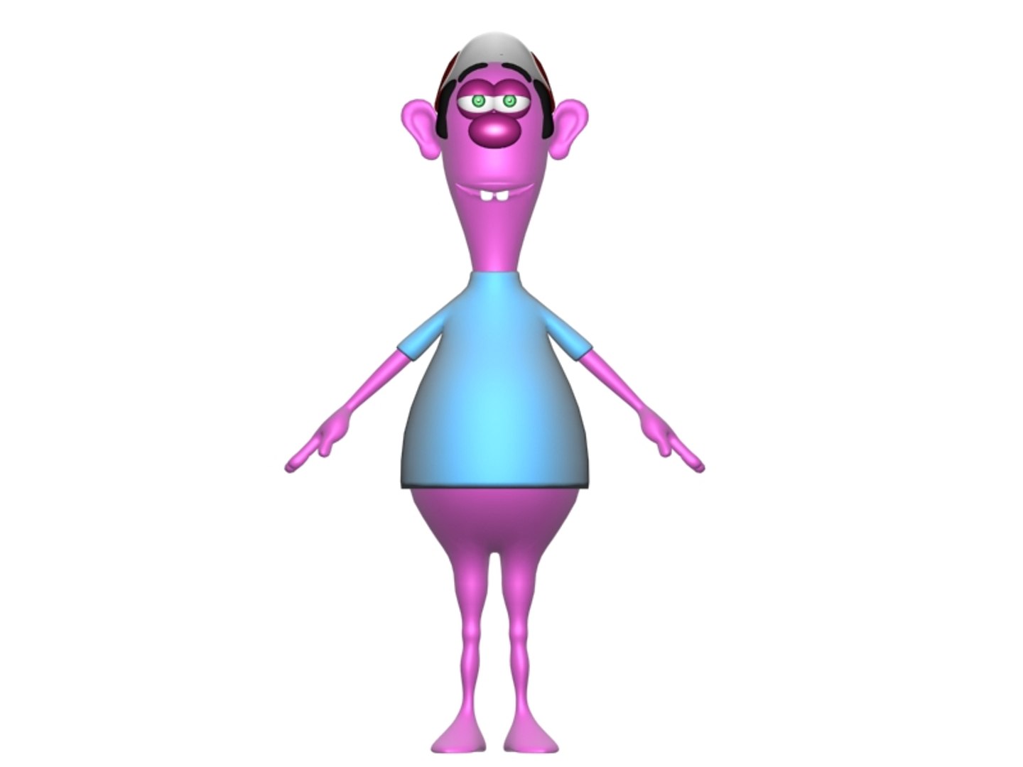 Funny Cartoon 3d Model