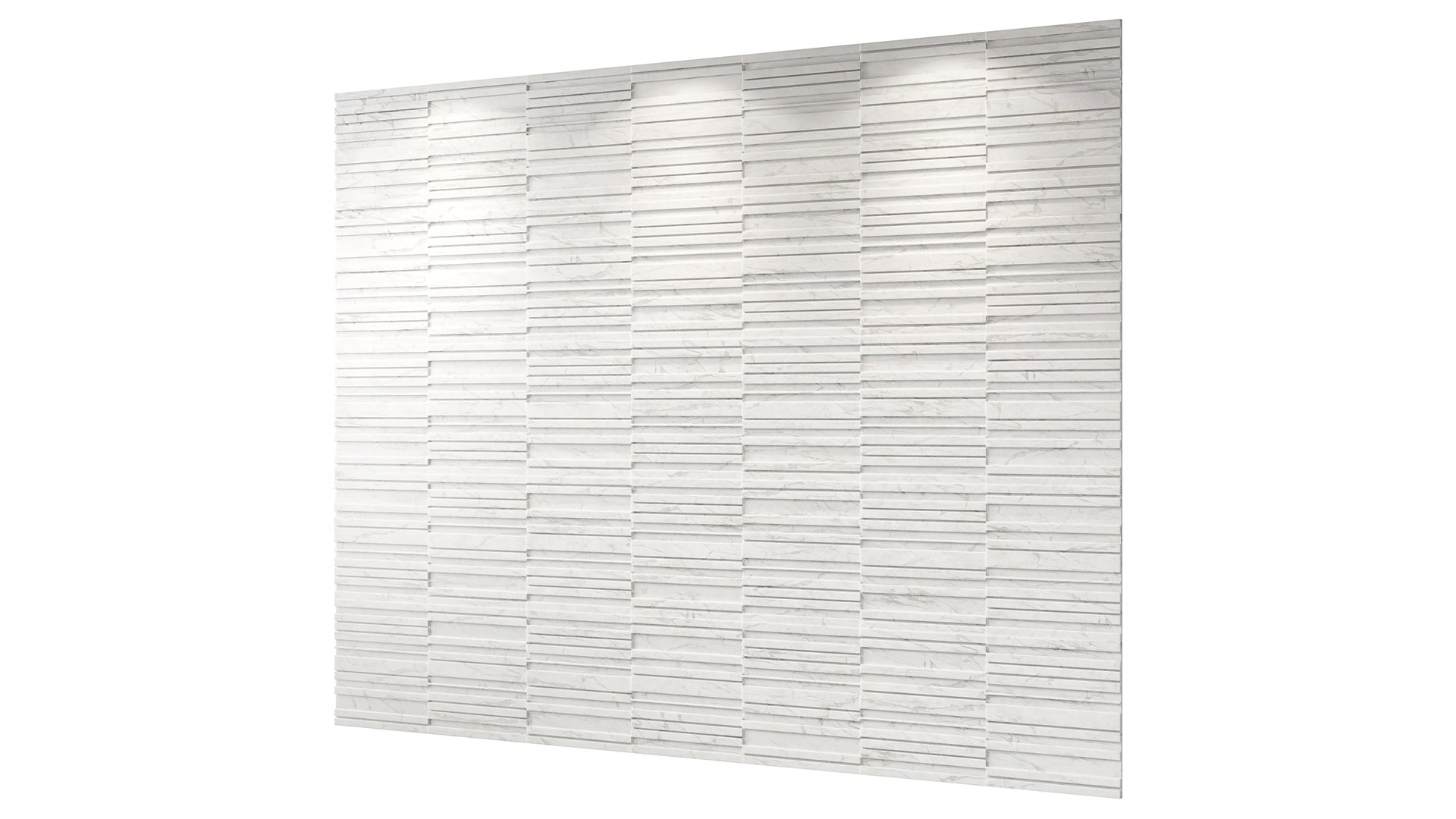 Lithos Design Marble Wall Panel Barcode Zero 3D Model - TurboSquid 2286757