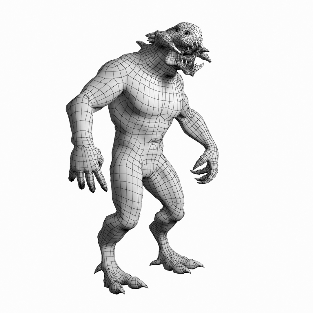 3d Animation Monster Model