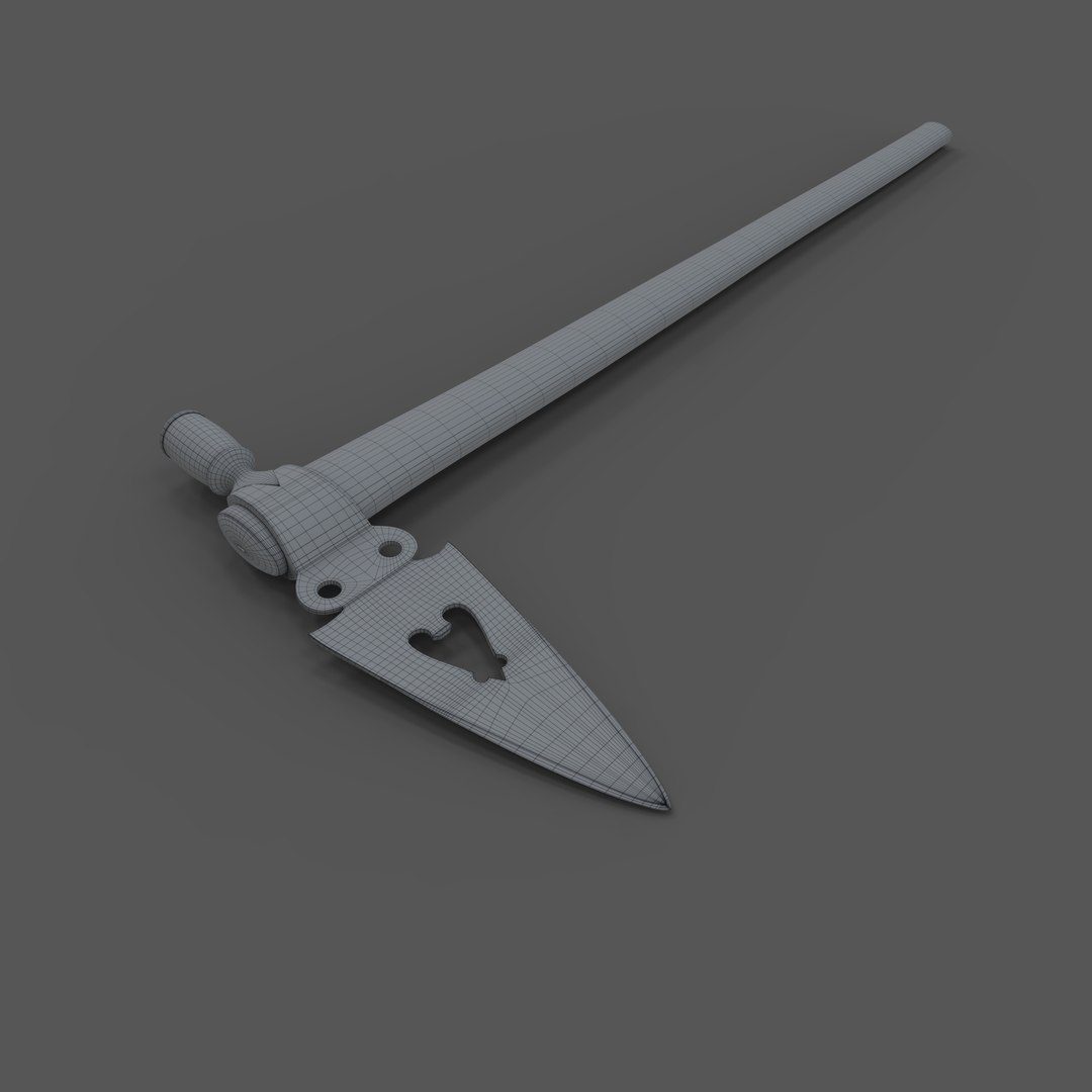 3D Axe Chief Red Cloud Tomahawk Pohrt Collection 1876 Model ...