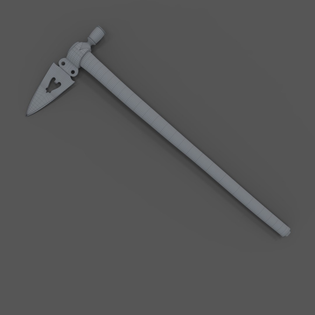 3D Axe Chief Red Cloud Tomahawk Pohrt Collection 1876 Model ...