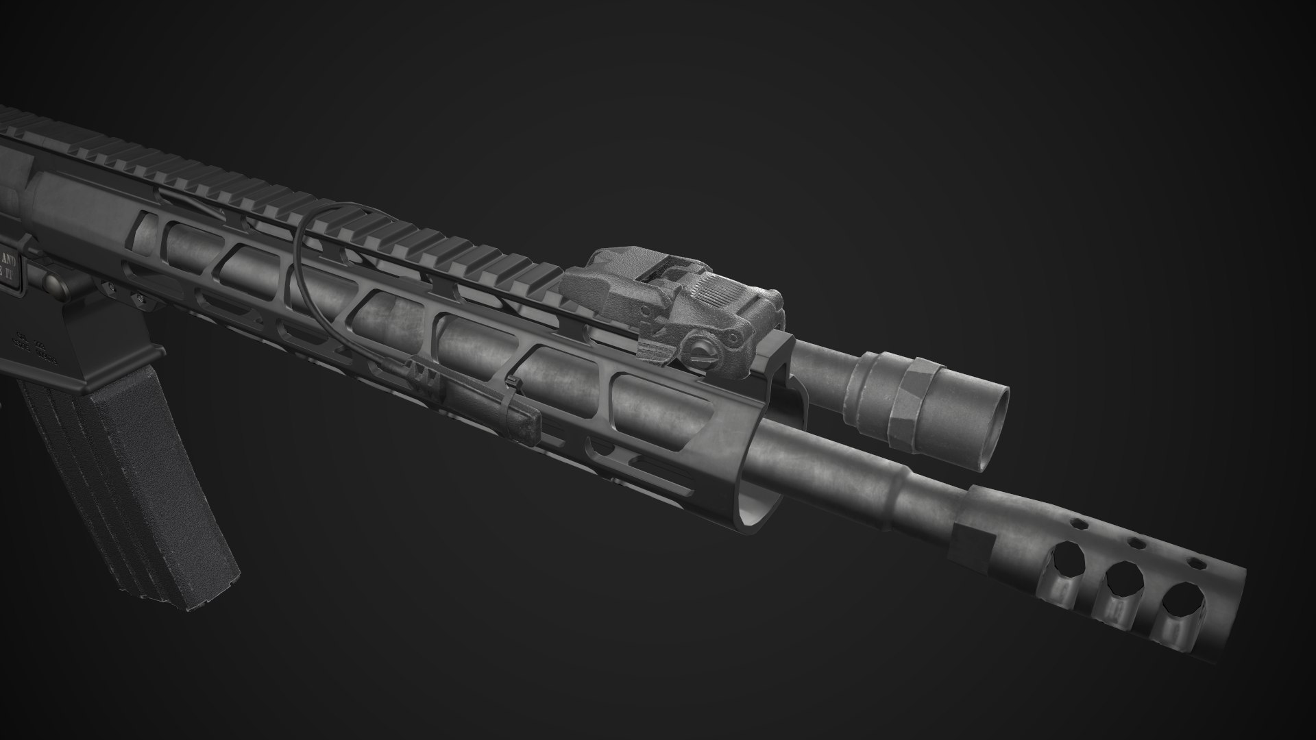 3D Ready Ar-15 Rifle - TurboSquid 1703935