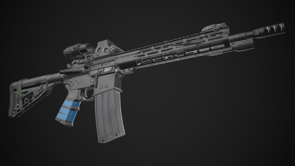 3D ready ar-15 rifle - TurboSquid 1703935