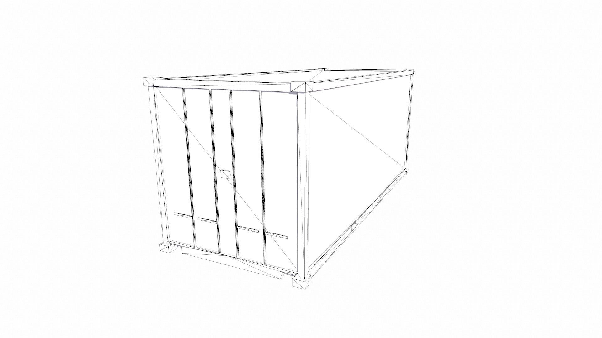 Cargo Shipping Container Model - TurboSquid 2340469