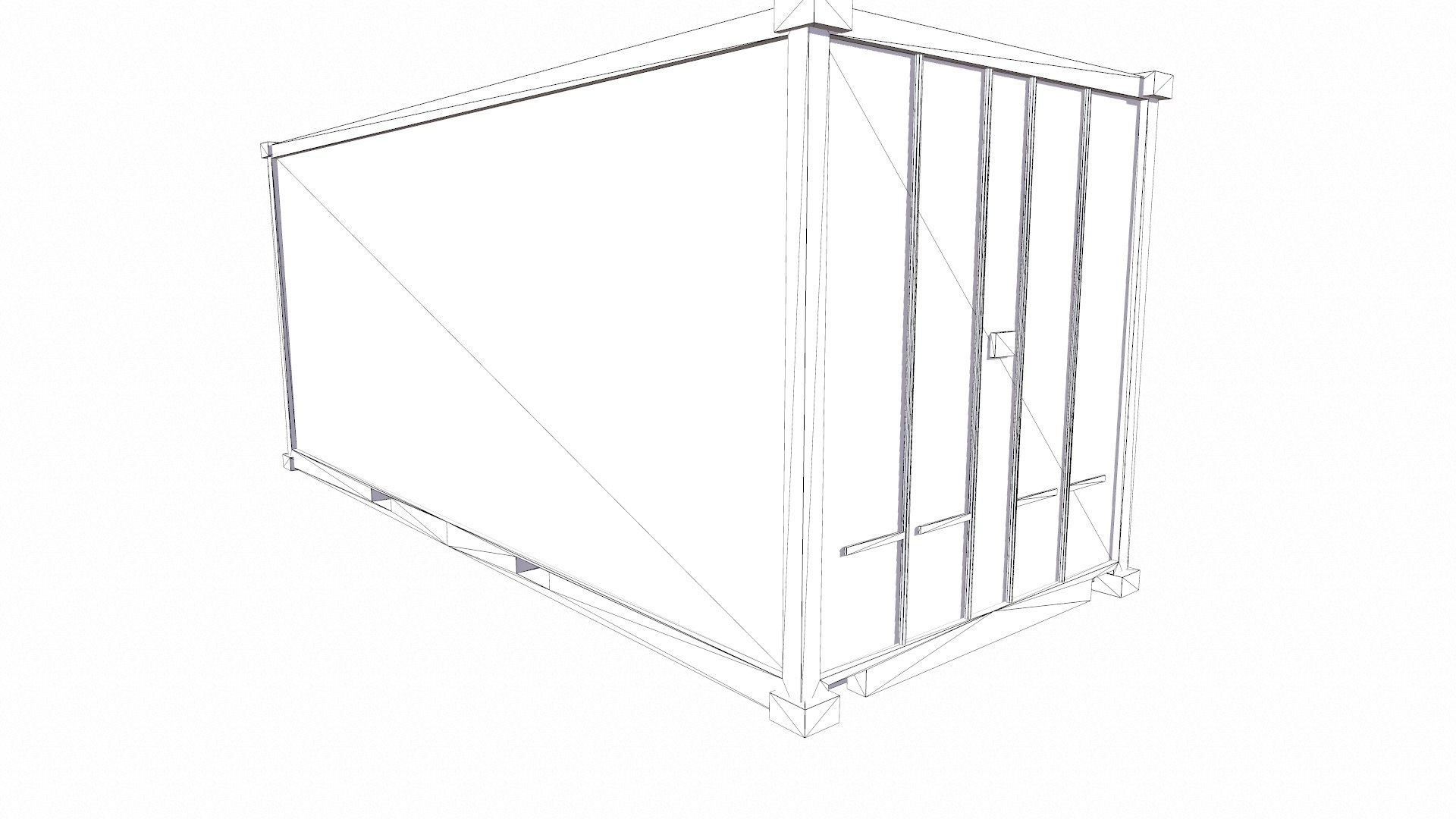 Cargo Shipping Container Model - TurboSquid 2340469