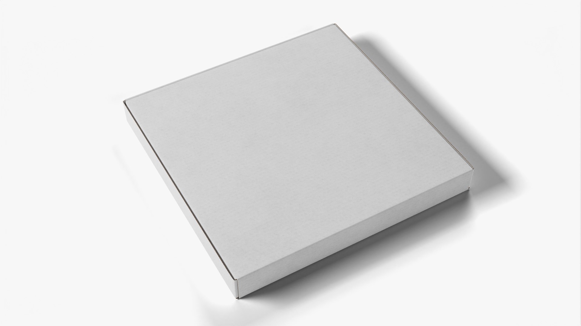 3D 4-inch White Paper Pizza Box Model - TurboSquid 1959440