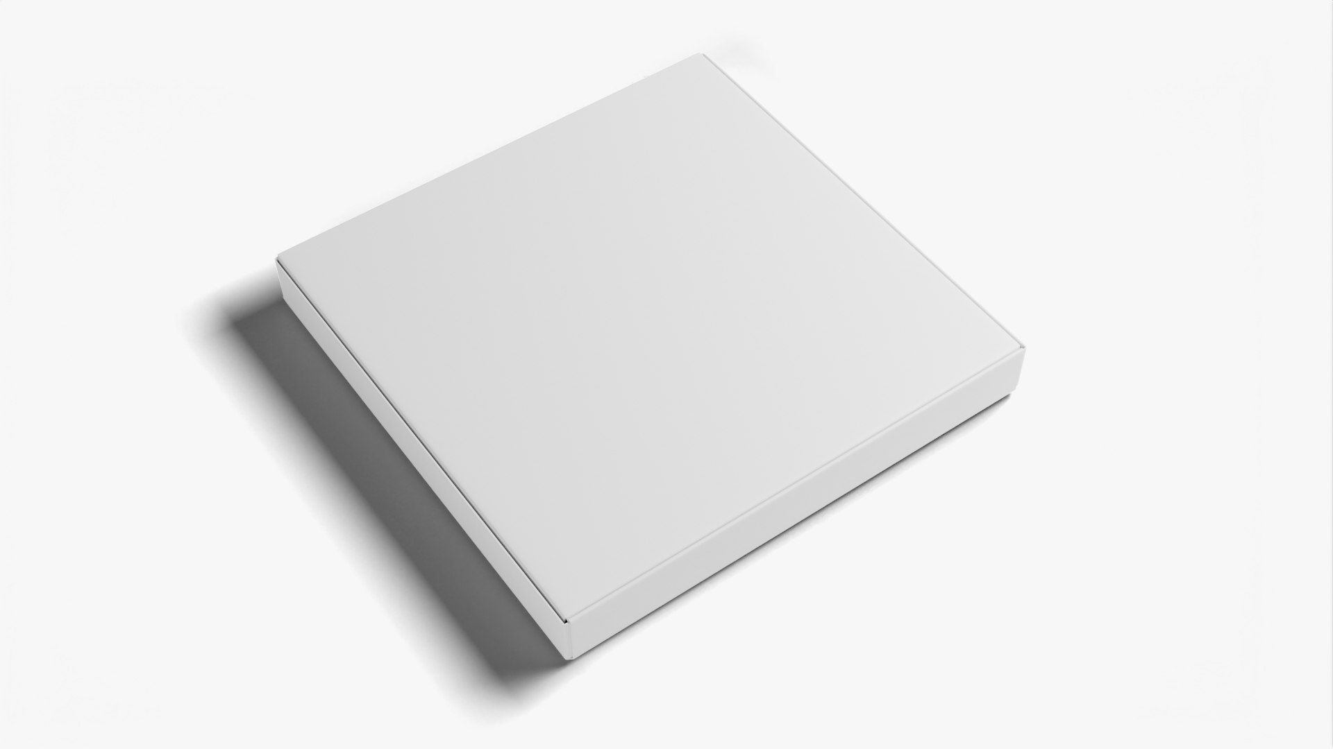 3D 4-inch White Paper Pizza Box Model - TurboSquid 1959440