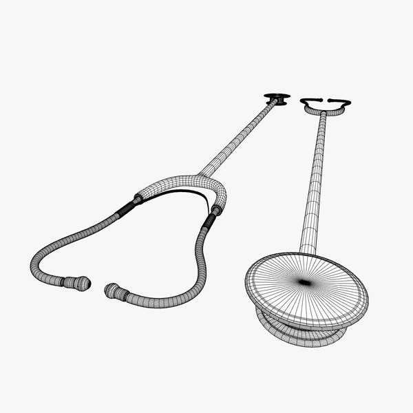 3d stethoscope model