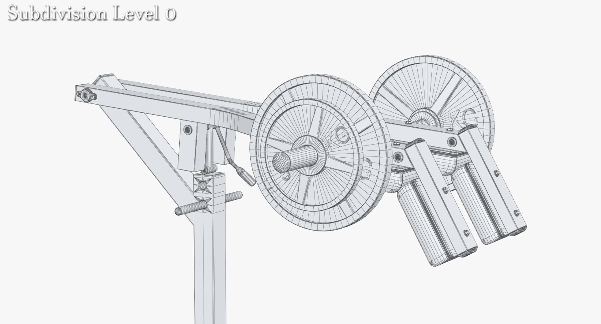 Calf Raise Machine 3d Model