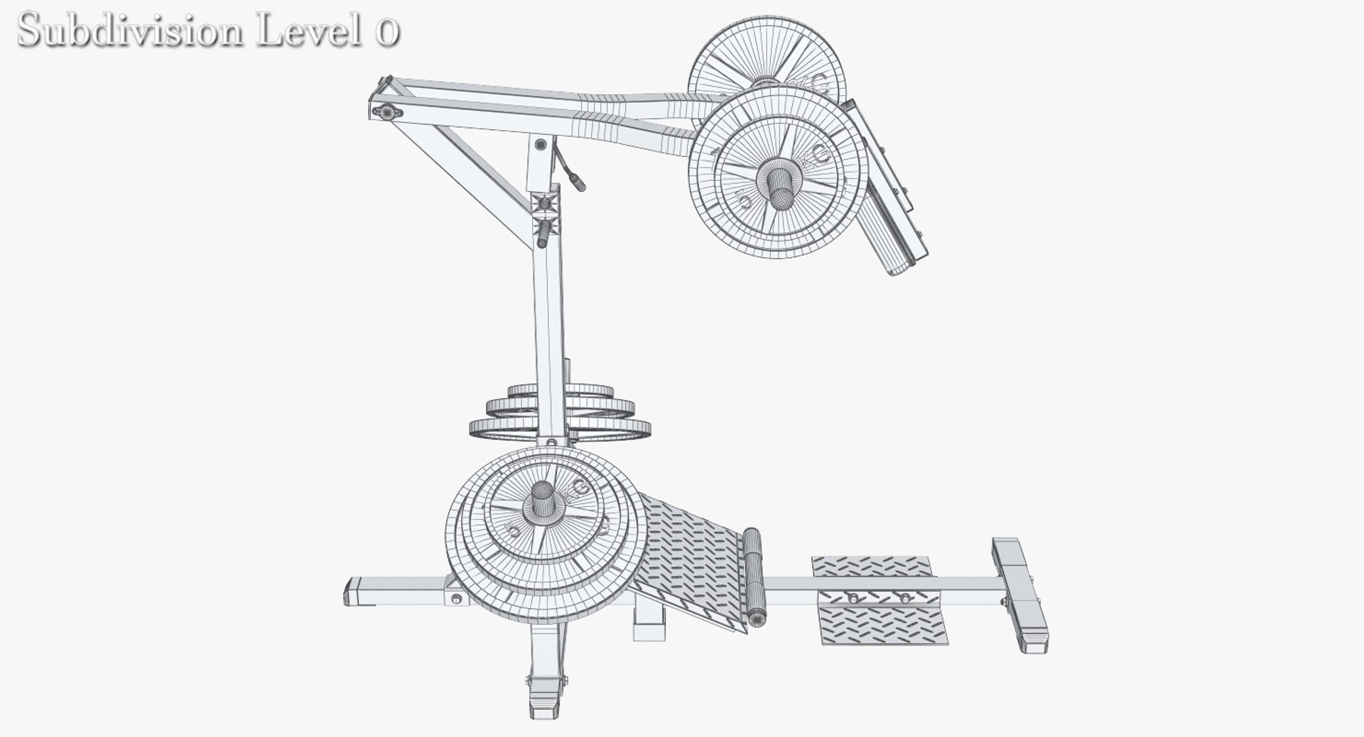 Calf Raise Machine 3d Model