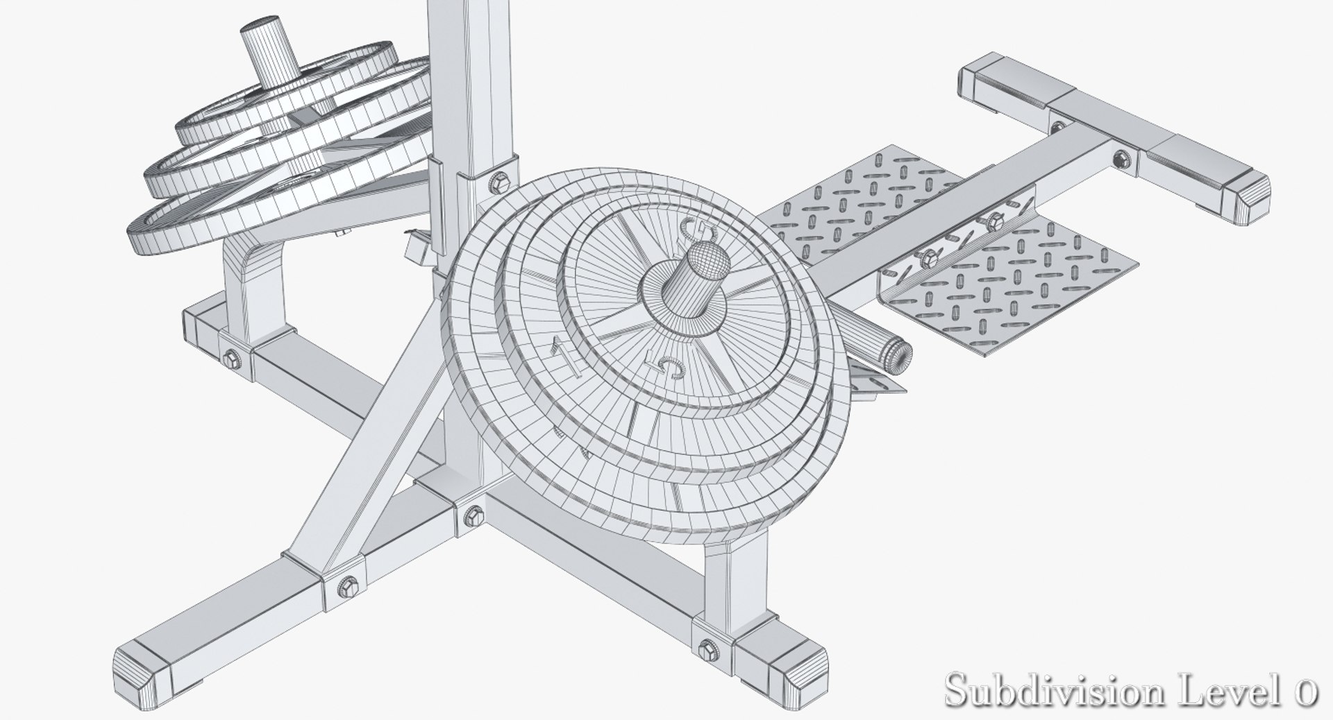 Calf Raise Machine 3d Model