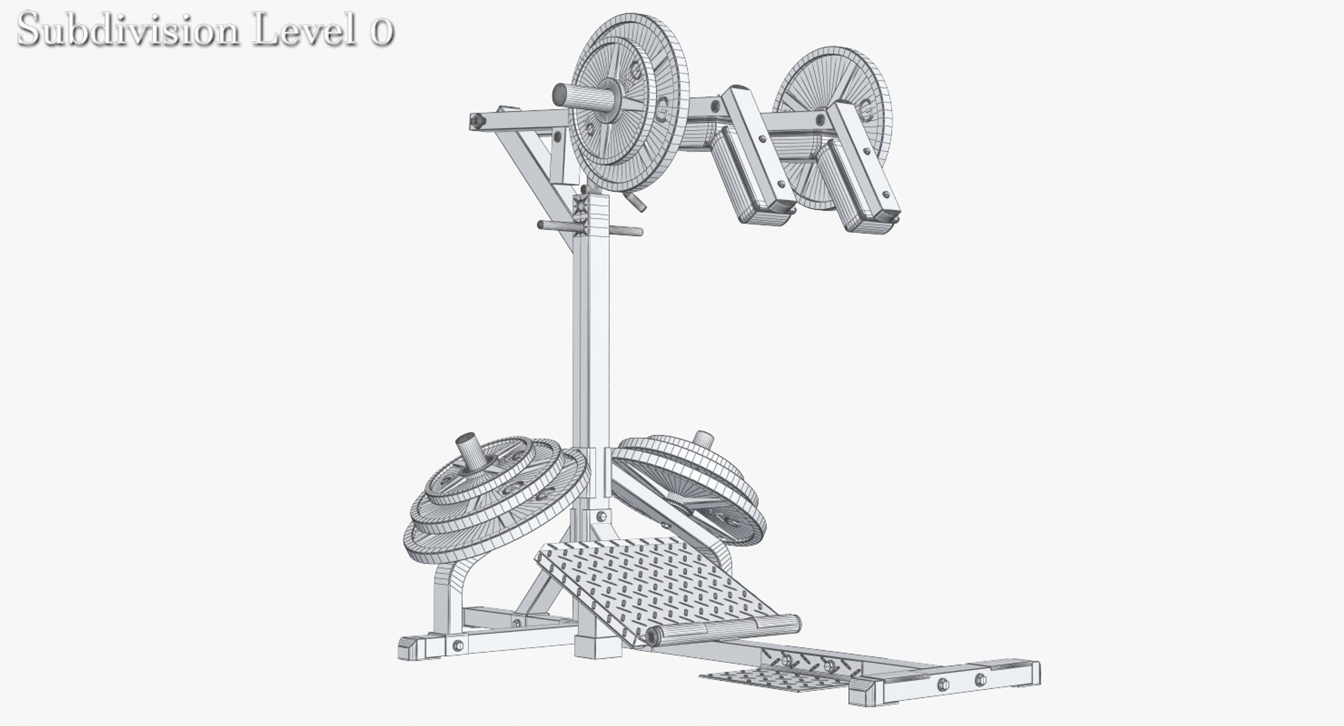 Calf Raise Machine 3d Model